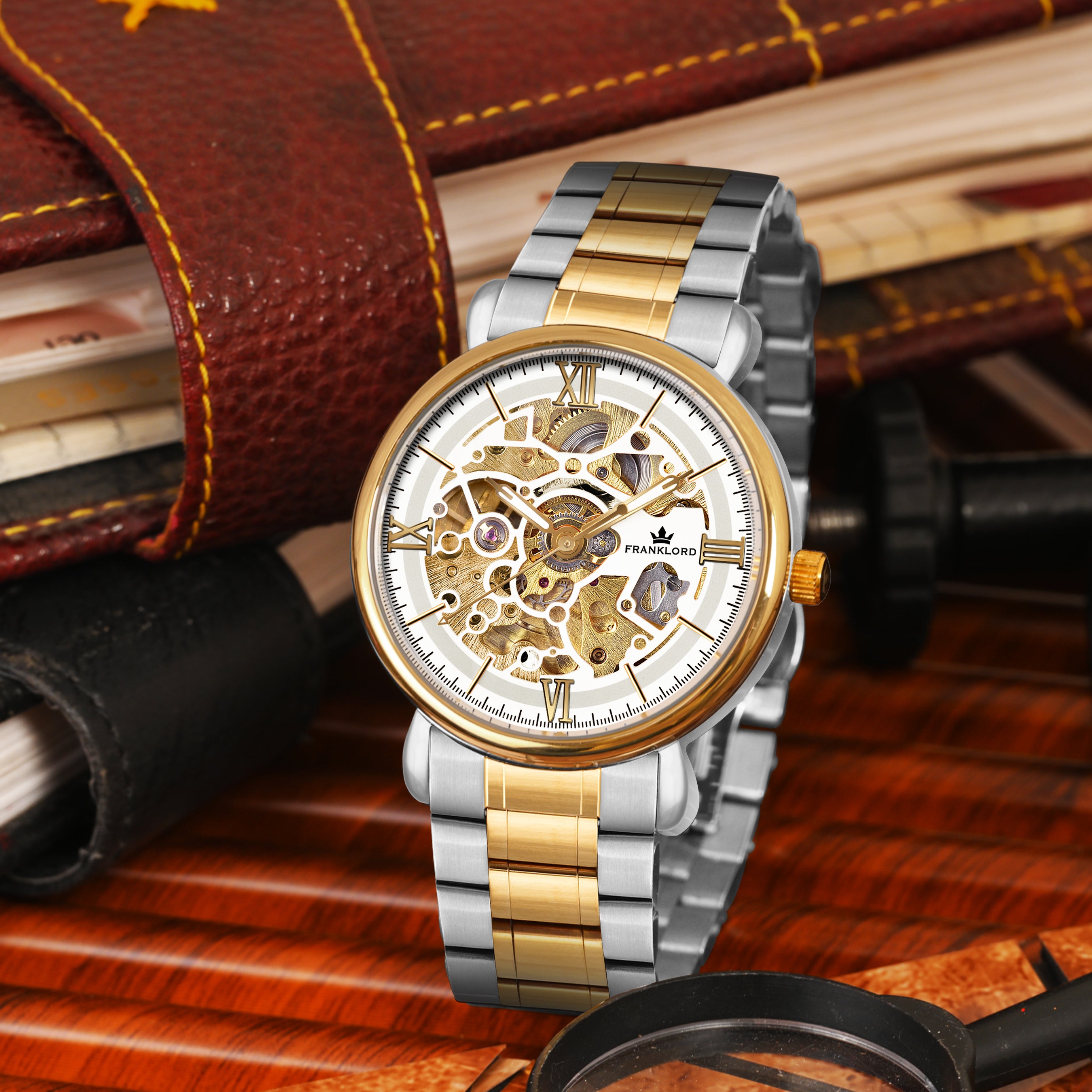 Franklord Mechanis Imperial Radiance - Luxury Skeleton Automatic Watch ...